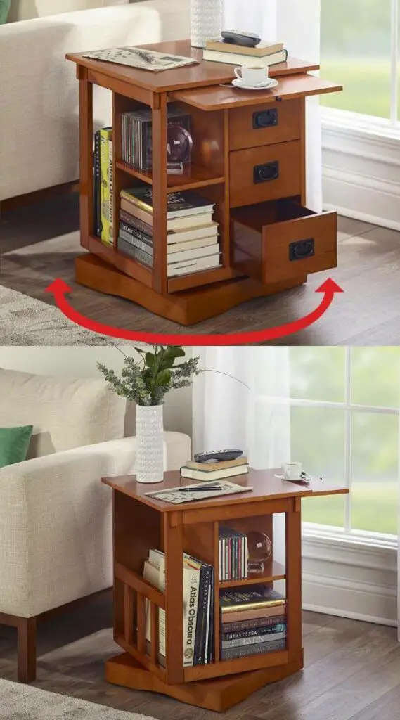Rotating End Table