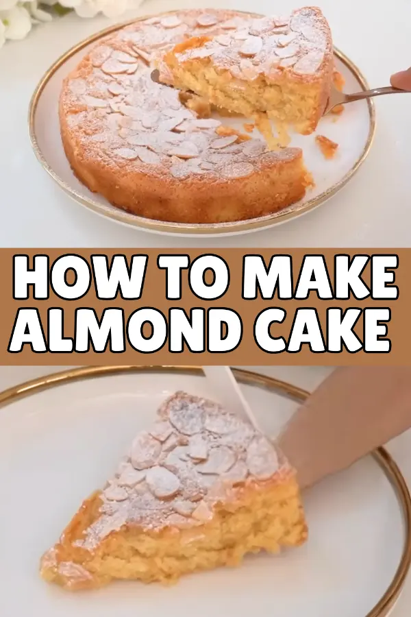 Easy Almond Cake Recipe From Scratch, Flourless and Gluten Free