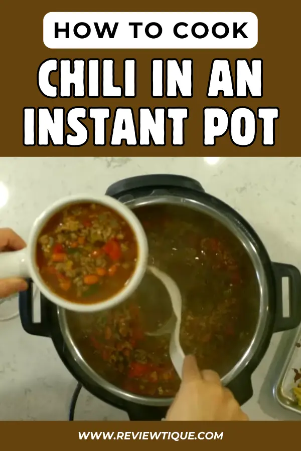 Easy Instant Pot Chili Recipe