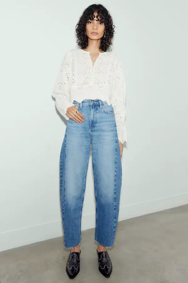 Barrel Jeans Outfit: Embrace the Trend with Style