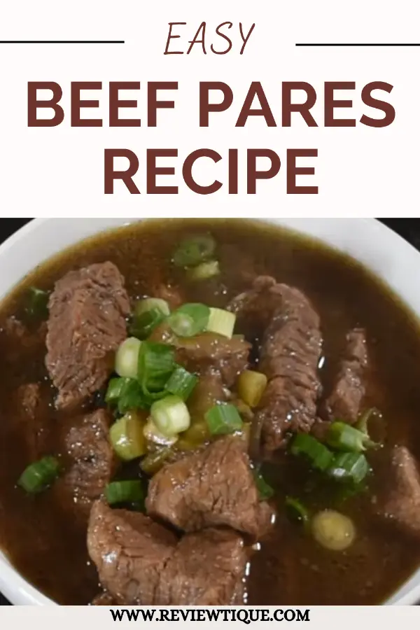 Easy Beef Pares Recipe