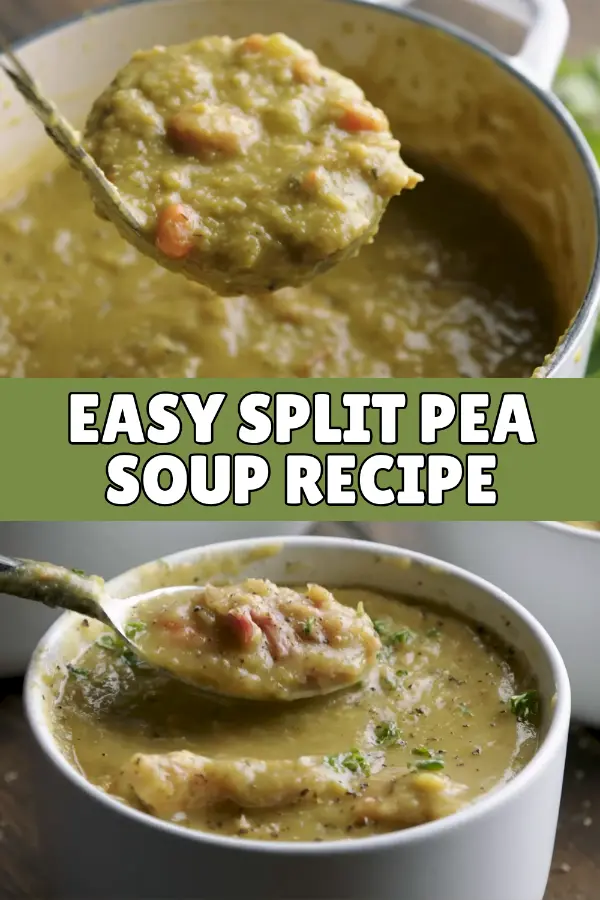 Easy Split Pea Soup Recipe (With Ham)