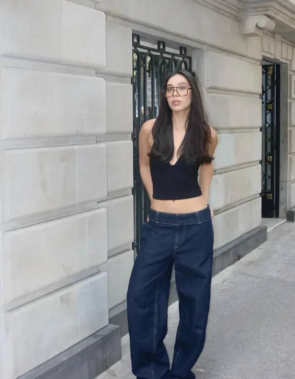 Barrel Jeans Outfit Street Style Ideas