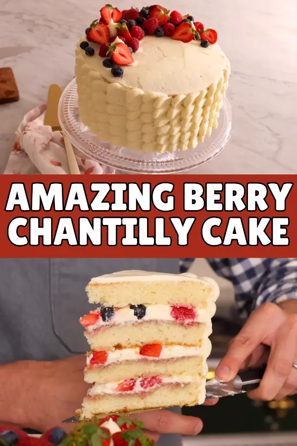 Easy Berry Chantilly Cake Recipe