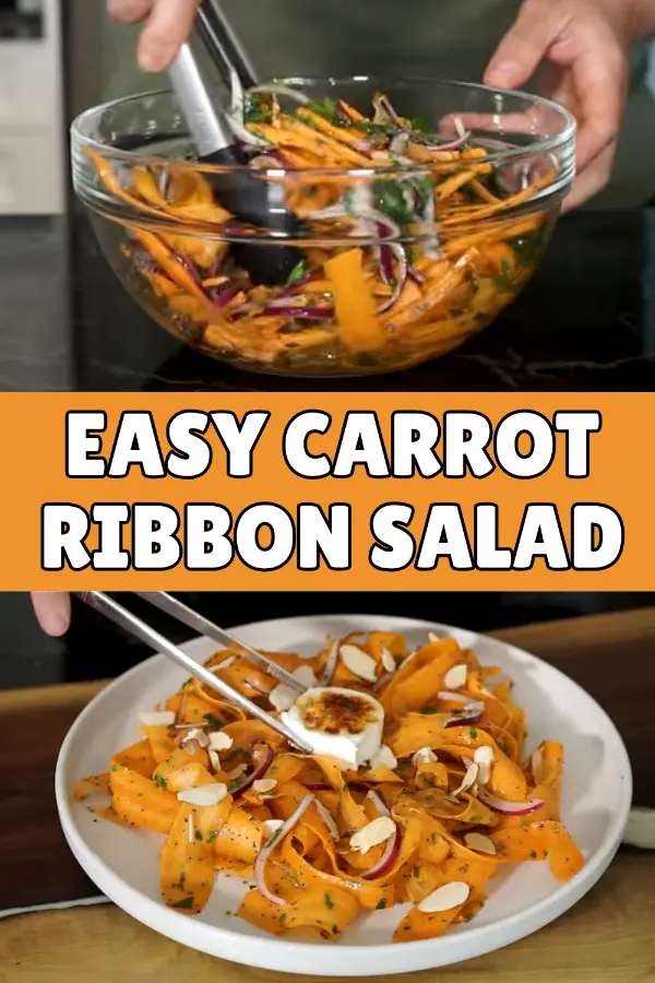 Easy Carrot Ribbon Salad (With a Perfect Dressing)