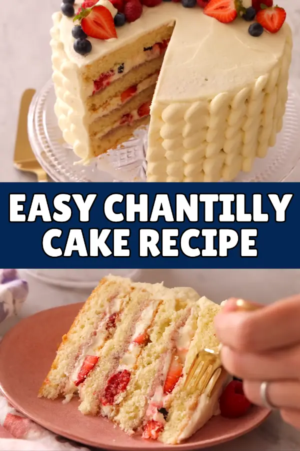 Easy Berry Chantilly Cake Recipe