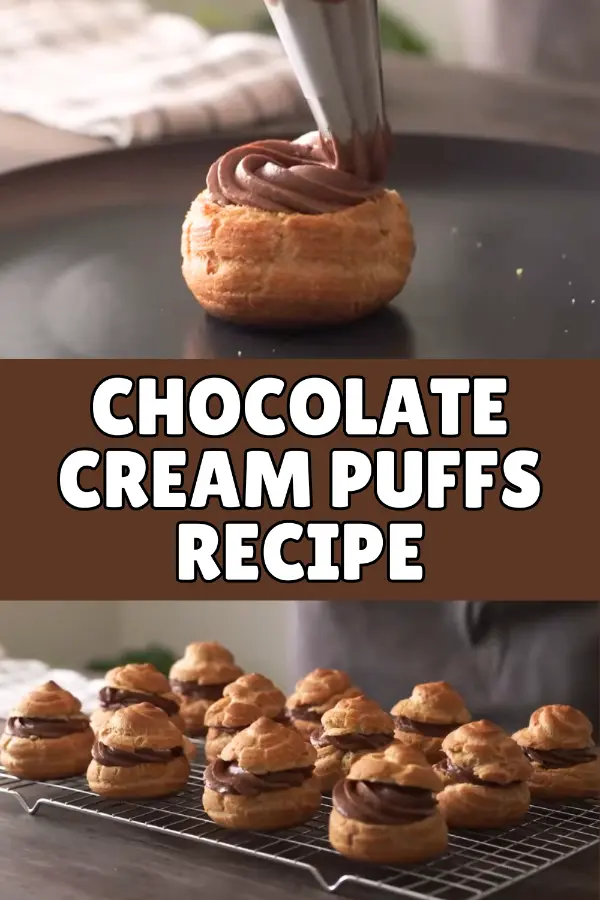 Easy Chocolate Cream Puffs Recipe