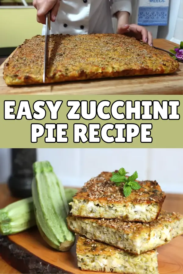 Easy Crustless Zucchini Pie Recipe