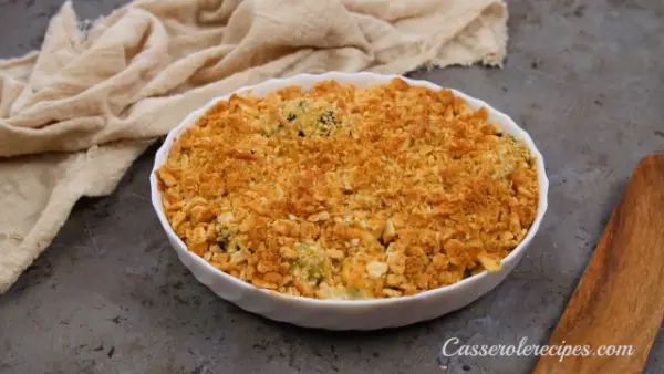Easy Broccoli Casserole With Ritz Crackers Recipe